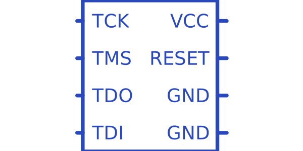 Generic AVR JTAG 10-pin header (2x5) - Upverter